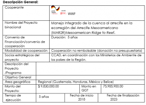 MAR2R - Manejo Integrado Cuenca al Arrecife del Sistema Arrecifal ...